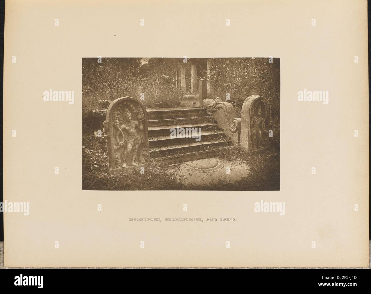 Moonstone, Guardstones, and Steps. Henry W. Cave (English, 1854 - 1913 ...