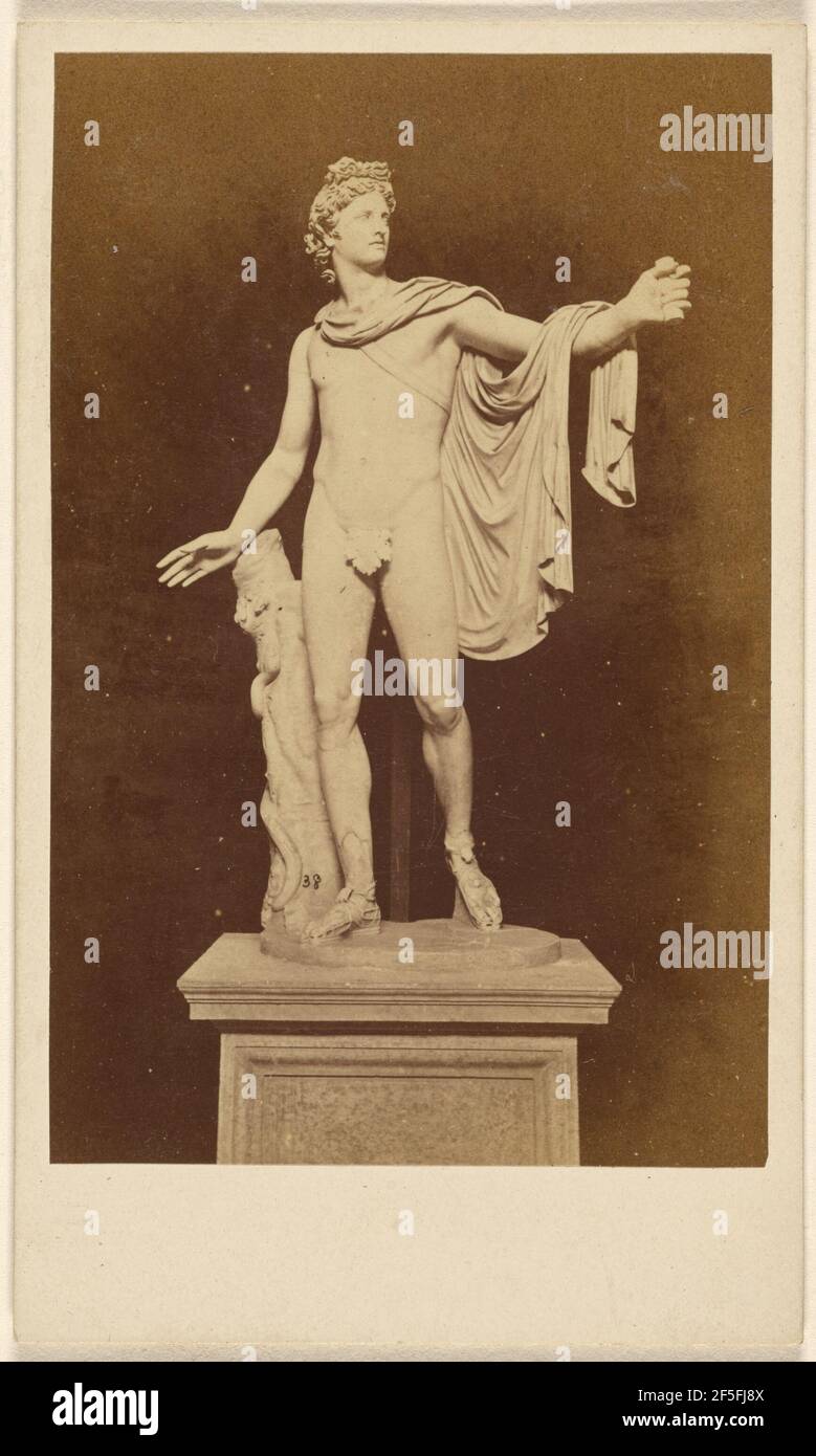 Statue of Apollo. Joseph Spithöver (Italian, active Rome, Italy 1850s ...