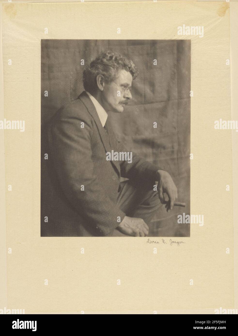 Portrait of Max Broedel, Professor of Art as Applied to Medicine, Johns ...
