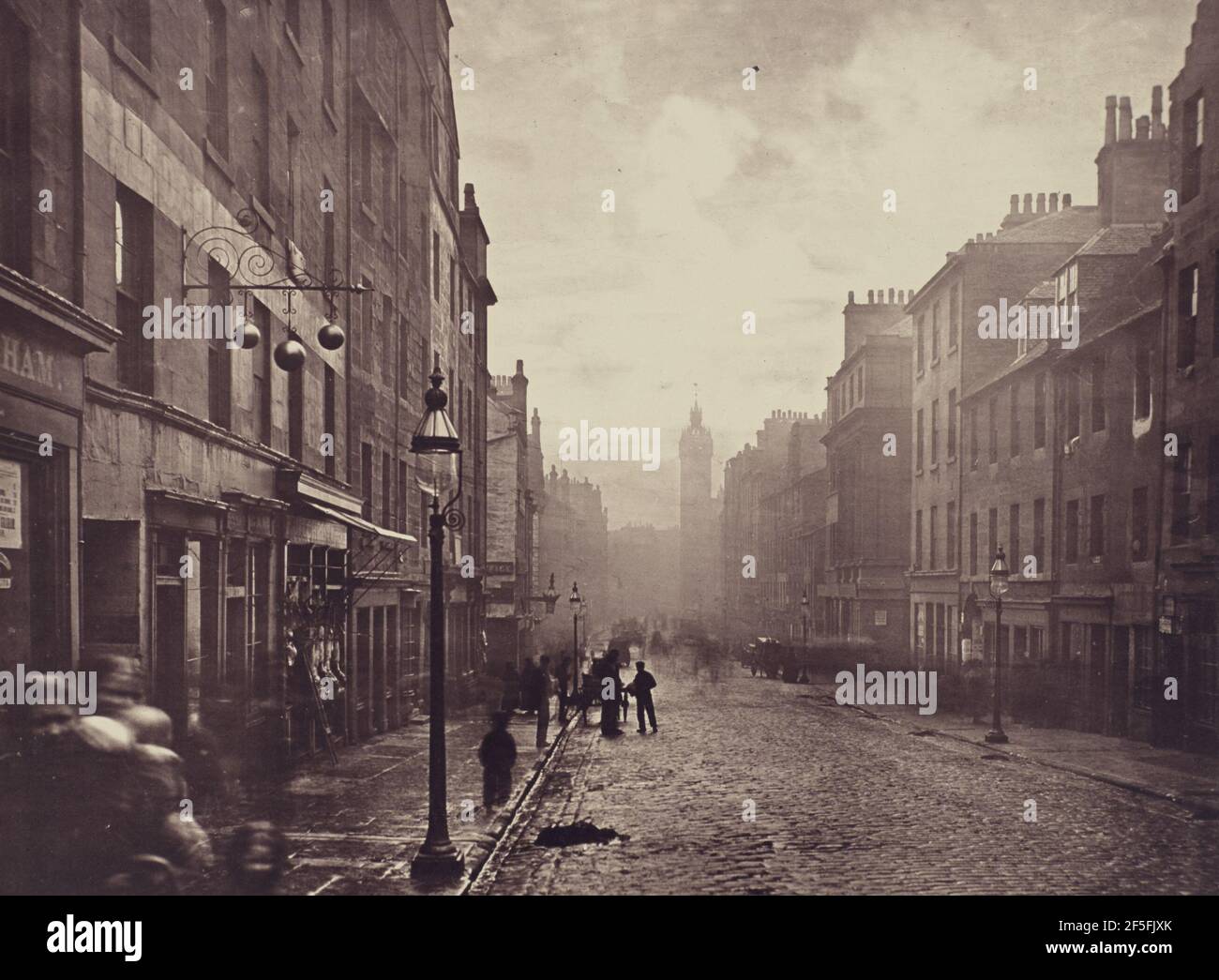 High Street, from College Open.. Thomas Annan (Scottish,1829 - 1887 ...