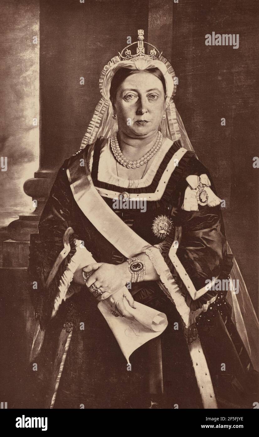 Her Majesty Queen Victoria, Empress of India. Bourne & Shepherd ...