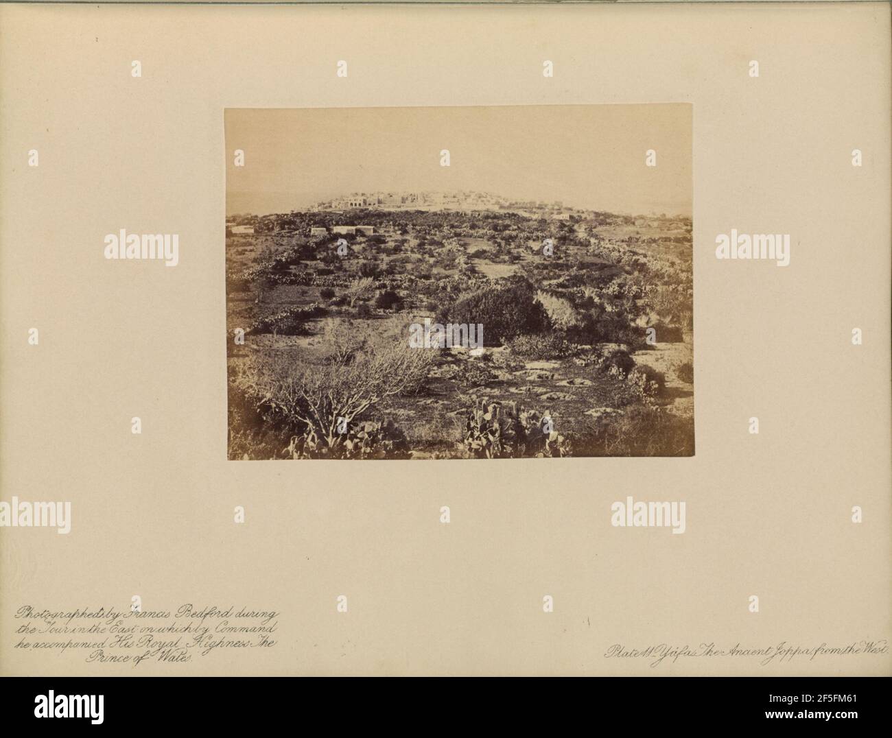 Yâfa - The Ancient Joppa, From the West. Francis Bedford (English, 1815 ...