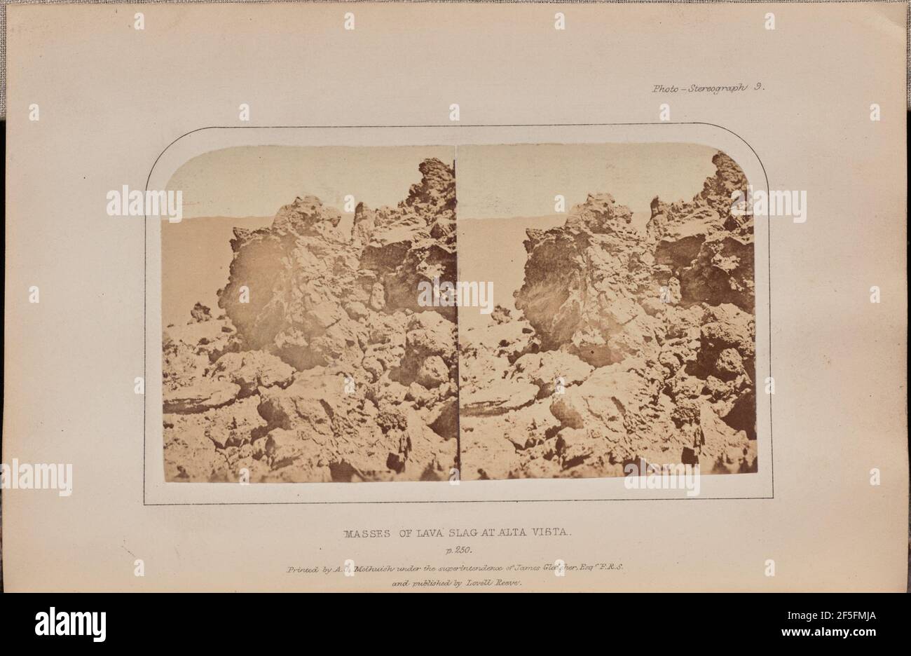 Masses of lava slag at Alta Vista. Charles Piazzi Smyth (British, 1819 ...