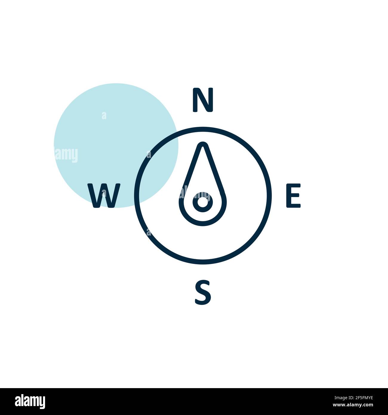 Compass wind rose vector icon. Direction north. Meteorology sign. Graph ...