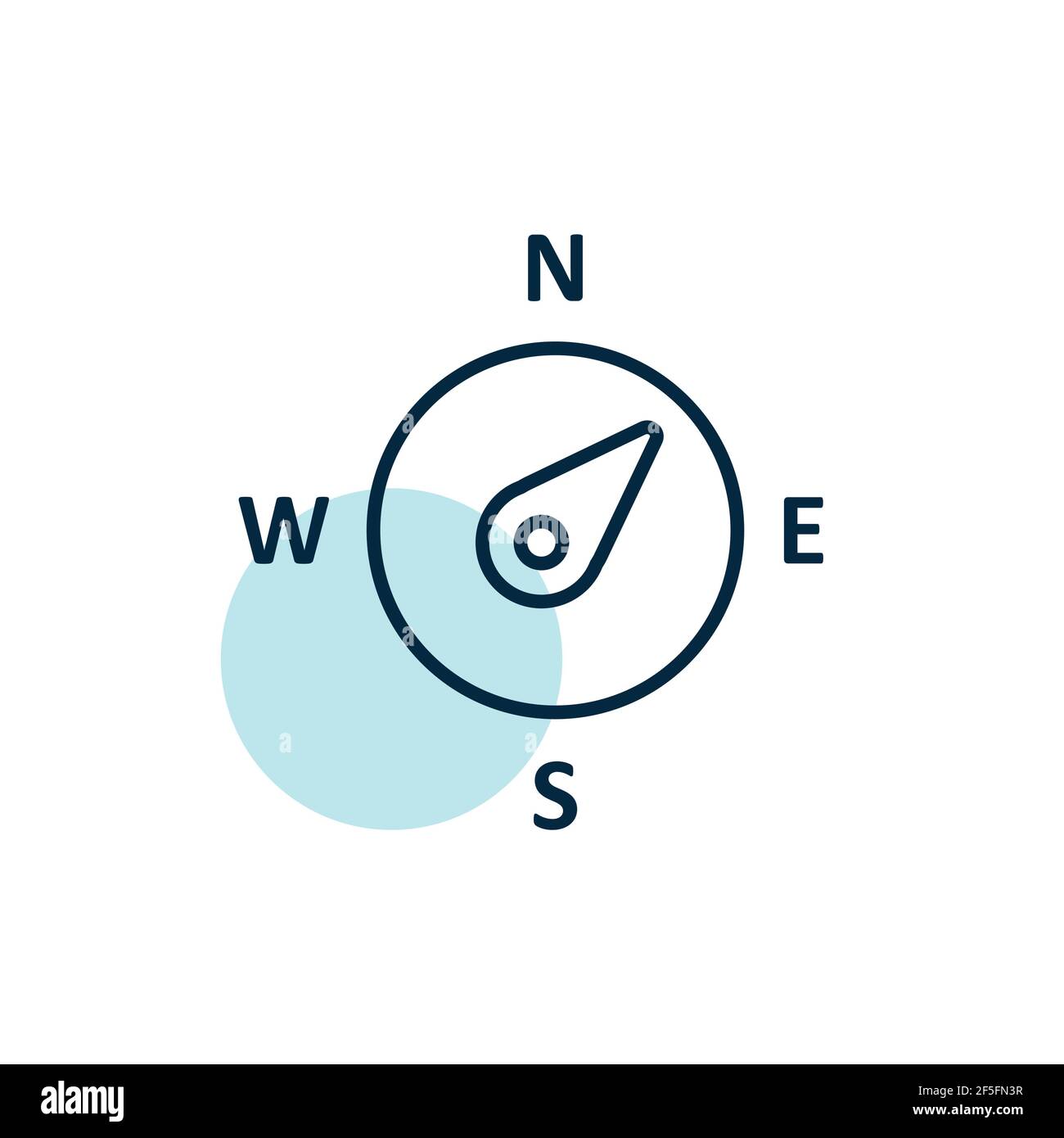 Marine compass app Stock Vector Images - Alamy