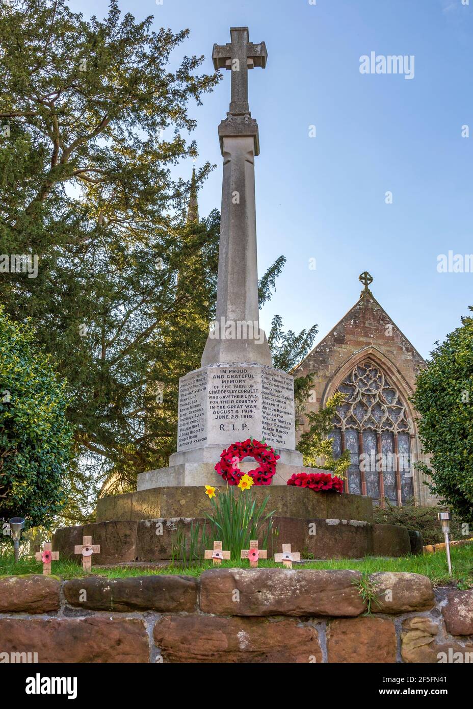 St.Cassian's Church in Chaddesley Corbett, Worcestershire, England ...