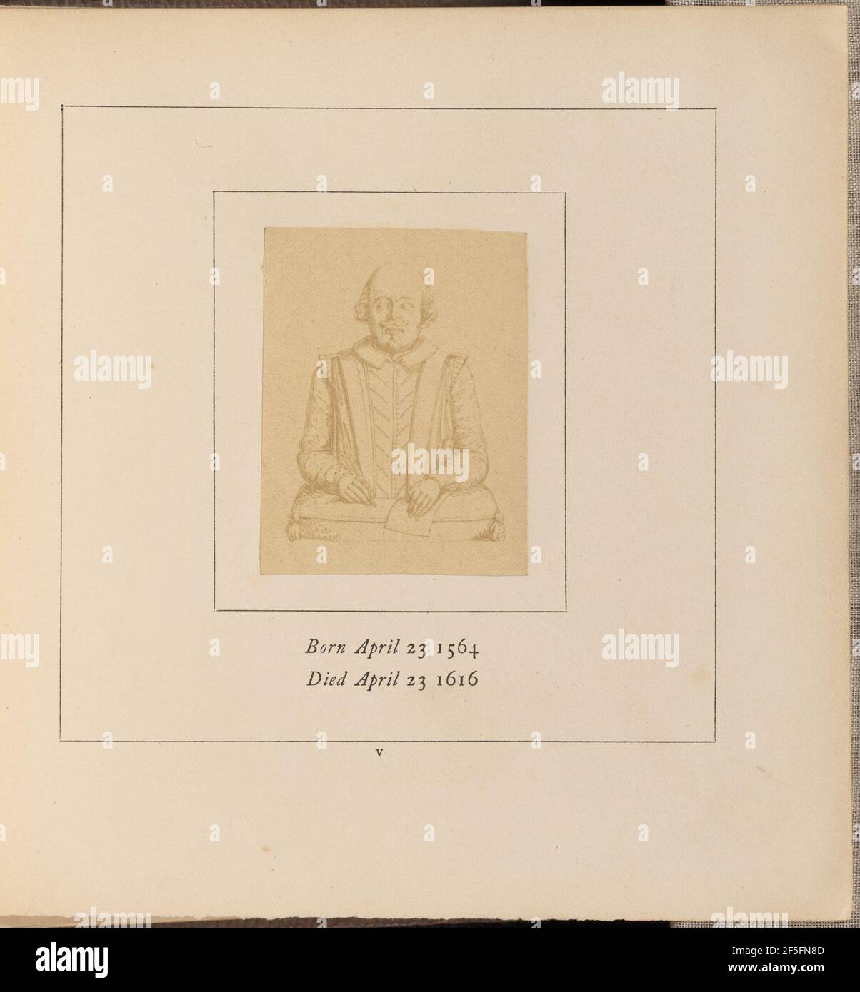 William Shakespeare's funerary monument. Stephen Ayling (British ...