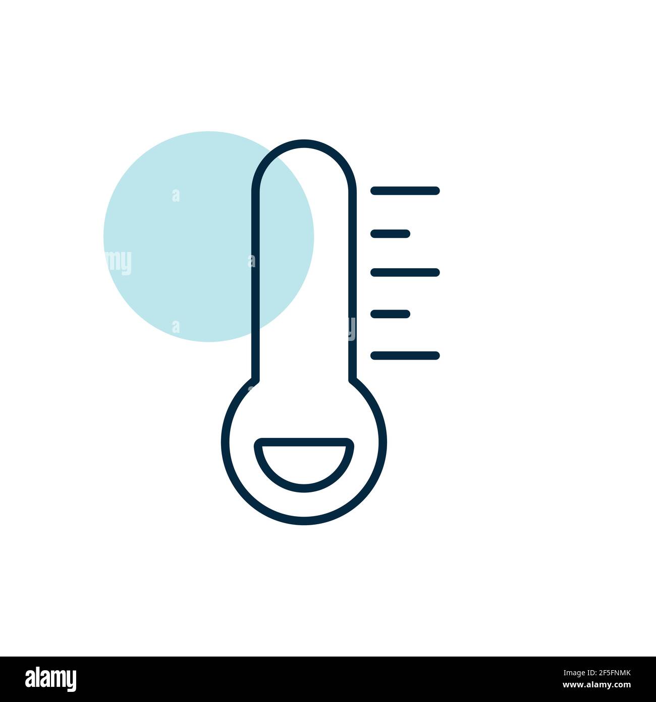 Thermometer frost cold vector icon. Meteorology sign. Graph symbol for ...