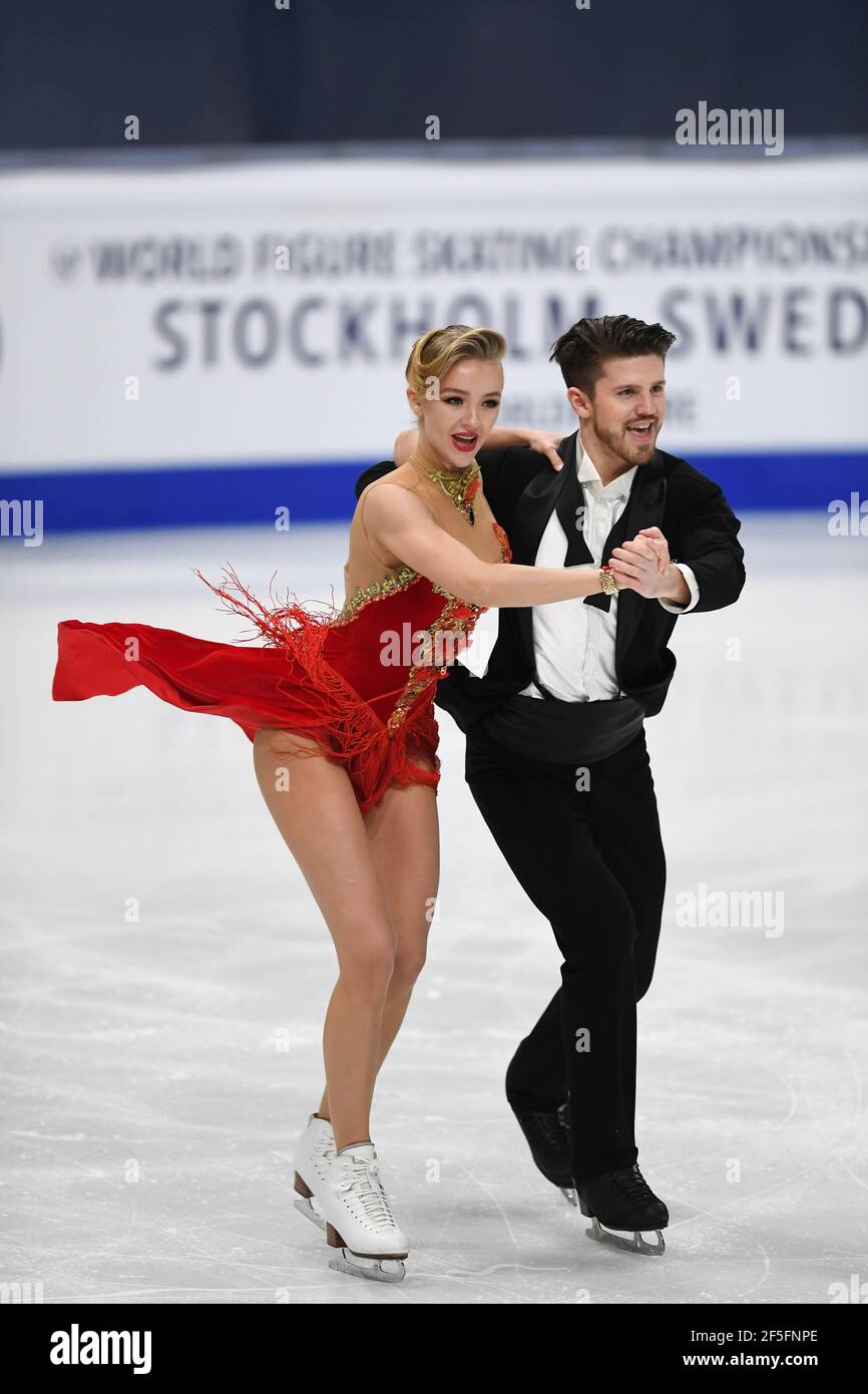 Alexandra STEPANOVA & Ivan BUKIN FSR, during Ice Dance Rhythm Dance at ...