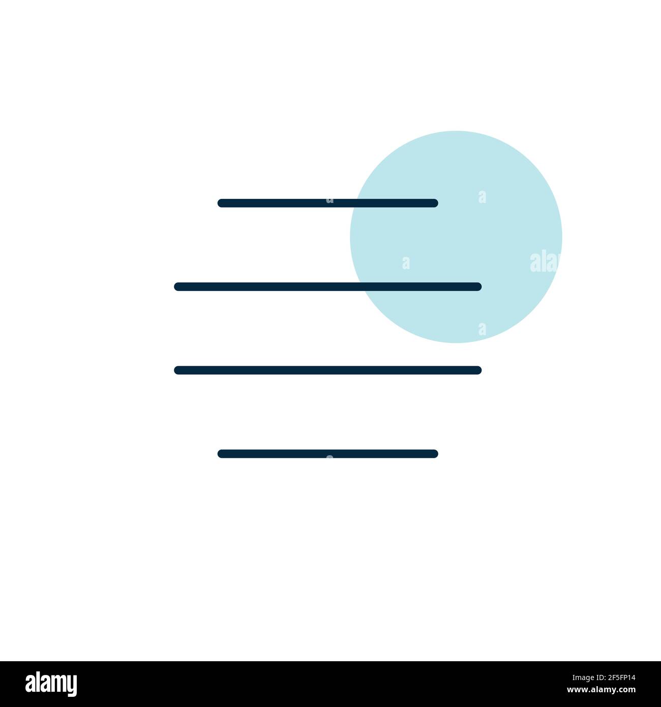 Fog vector icon. Meteorology sign. Graph symbol for travel, tourism and ...