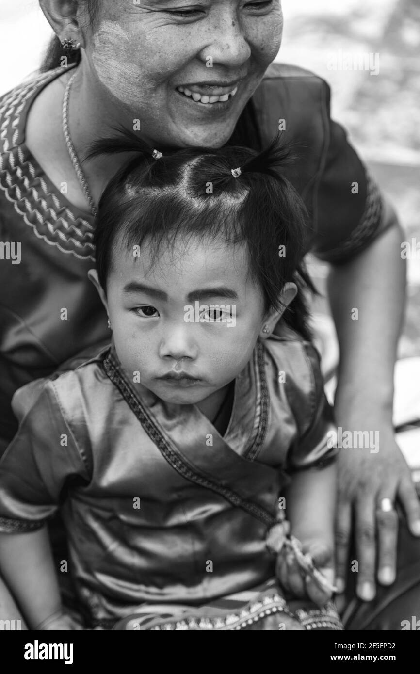 Annual ethnic festival Black and White Stock Photos & Images - Alamy