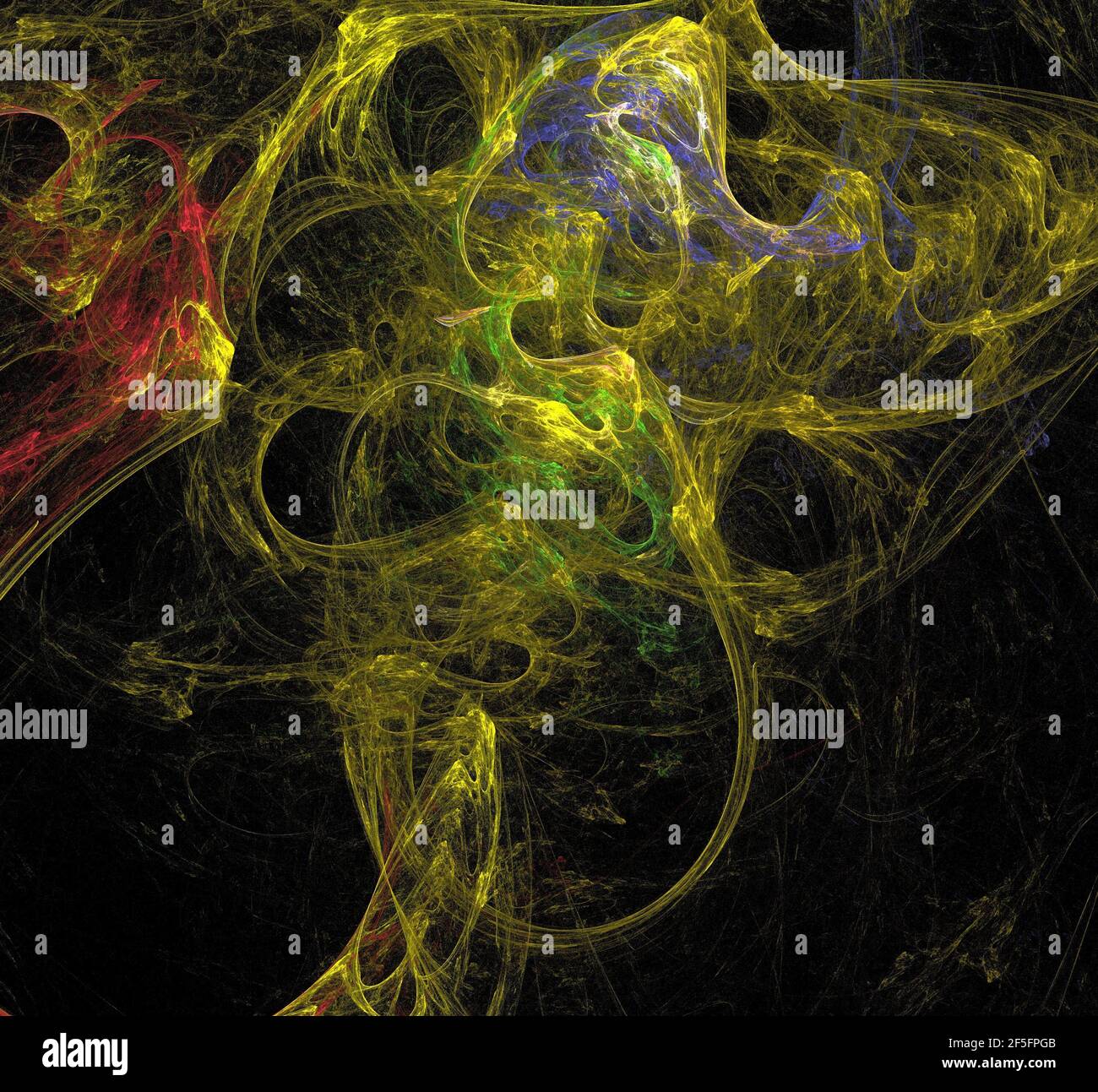 image of one Illustration of digital fractal Stock Photo - Alamy