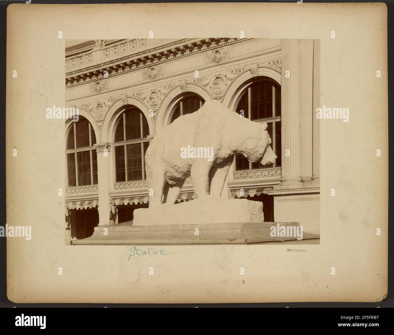 Statue. Browning (American, active 1890s Stock Photo - Alamy