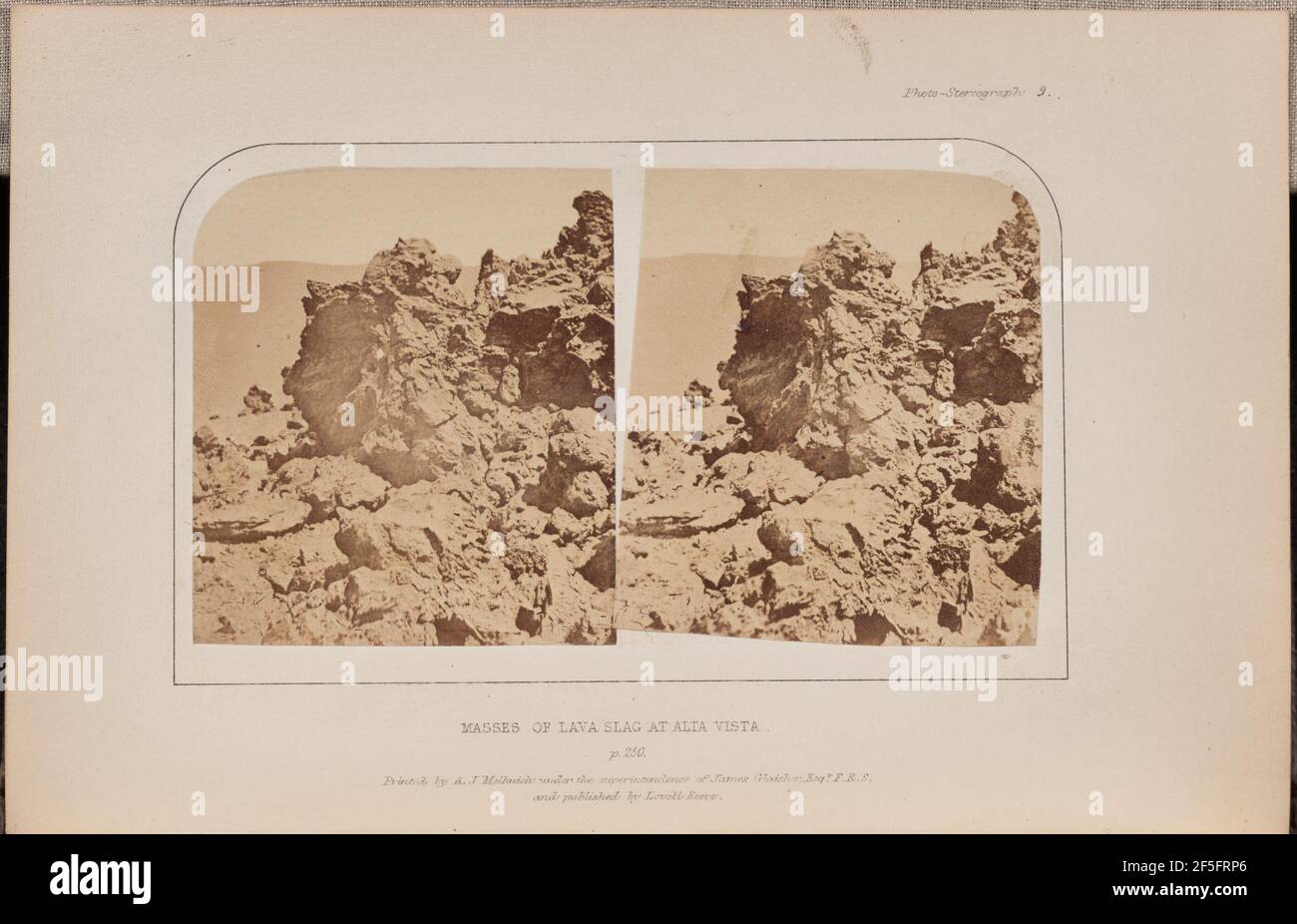 Masses of lava slag at Alta Vista. Charles Piazzi Smyth (British, 1819 ...