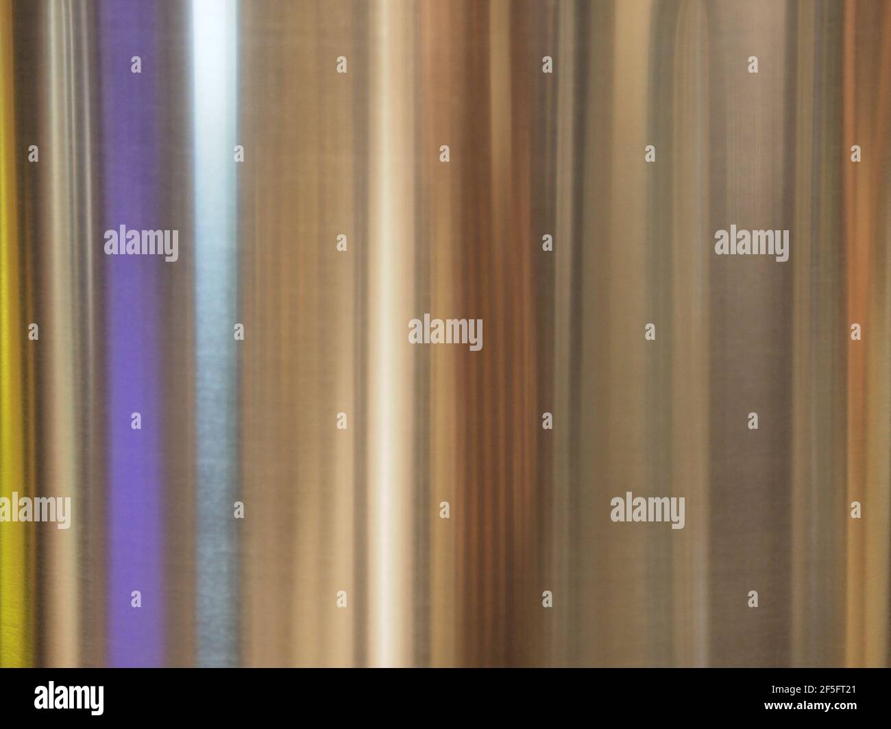 Industrial stainless tank surface with multi-coloured surface shine ...