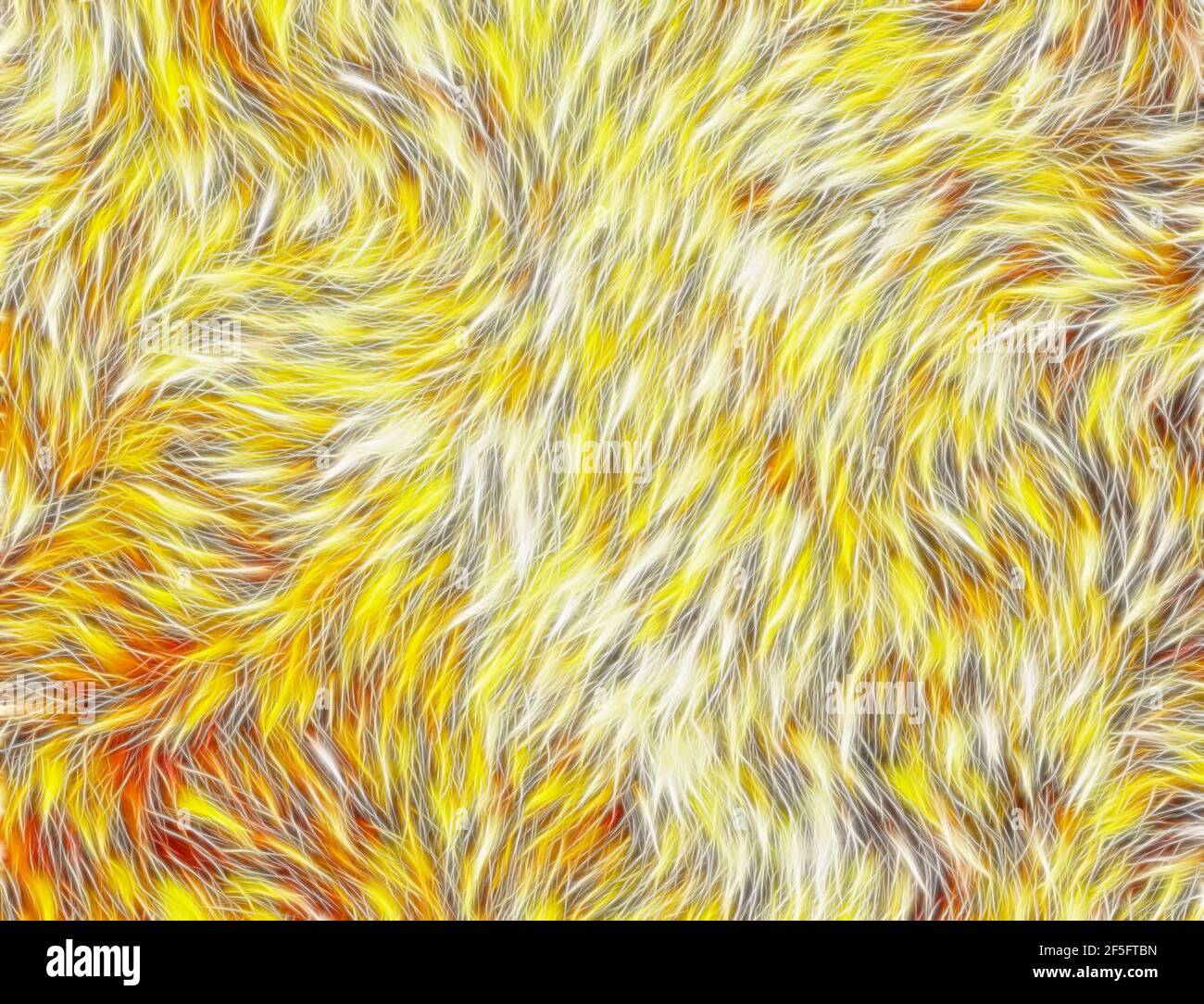 thick animal warm yellow hair texture background Stock Photo - Alamy