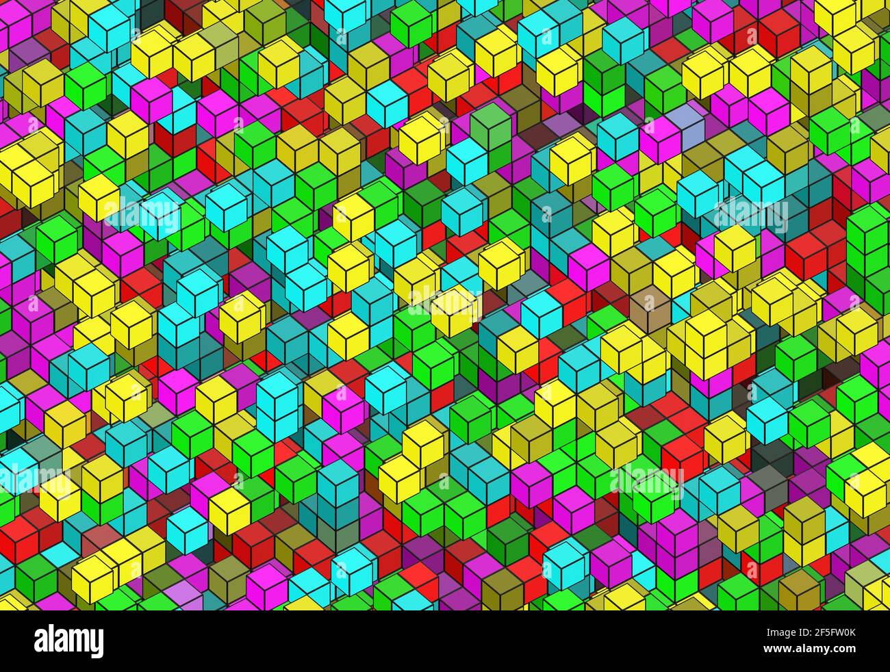 building structure from cubes. Abstract architecture backgrounds Stock ...