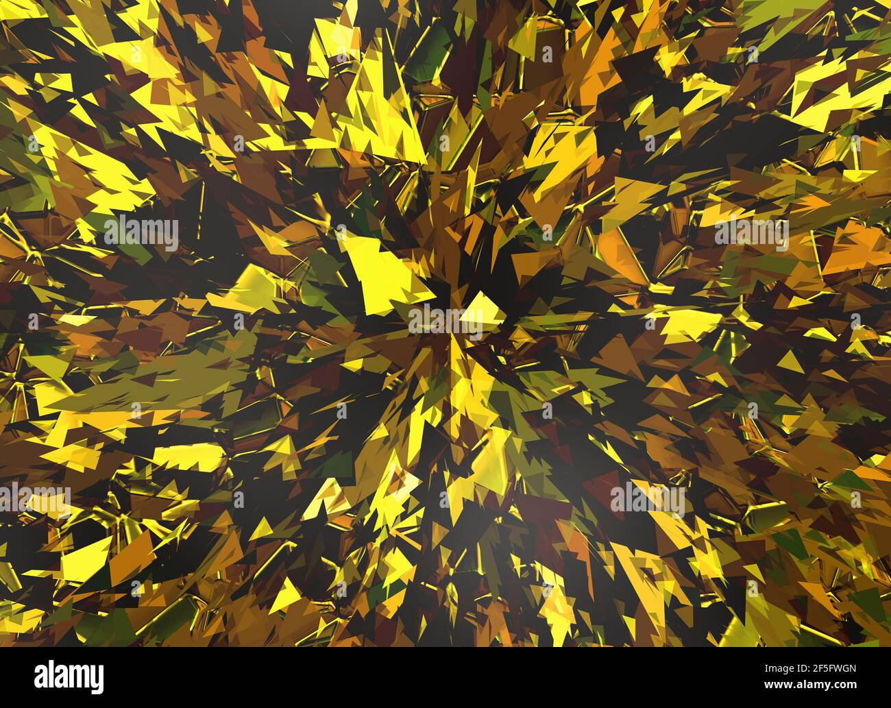 burst of golden particle crystals Stock Photo - Alamy