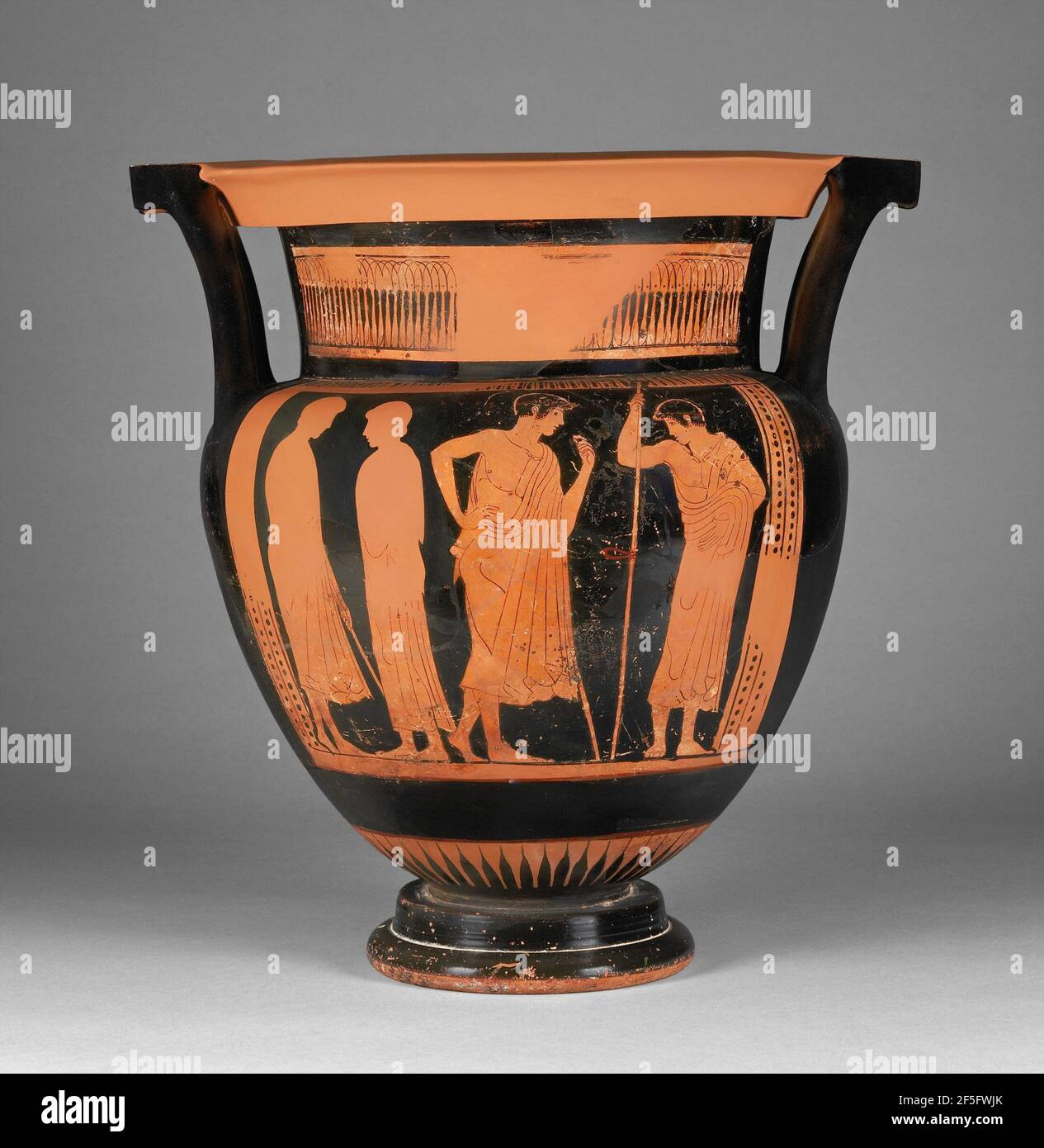 Attic Red-Figure Column Krater. Agrigento Painter (Greek (Attic Stock ...