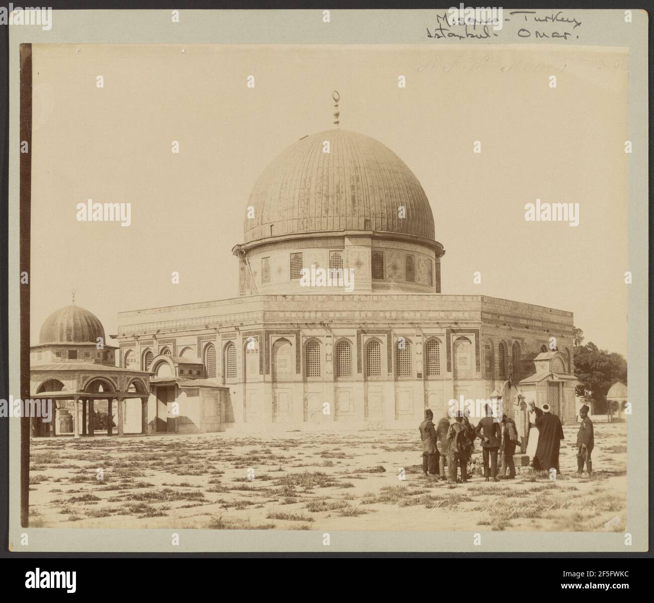 Jerusalem, Mosquee d'Omar. Zangaki (Greek, Cypriot or Turkish, active ...