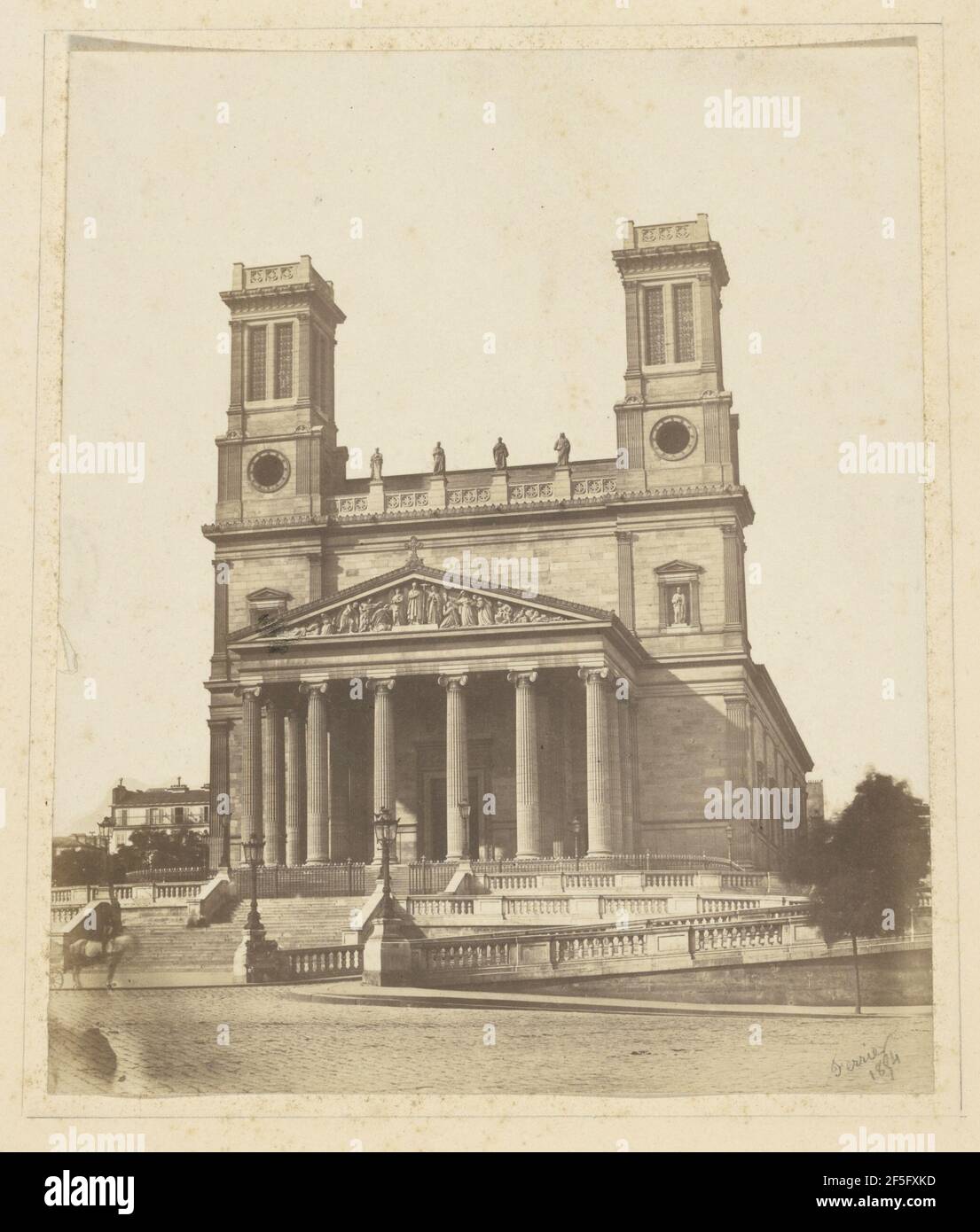 Eglise St. Vincent de Paul. Jacques Alexandre Ferrier (French, 1831 ...