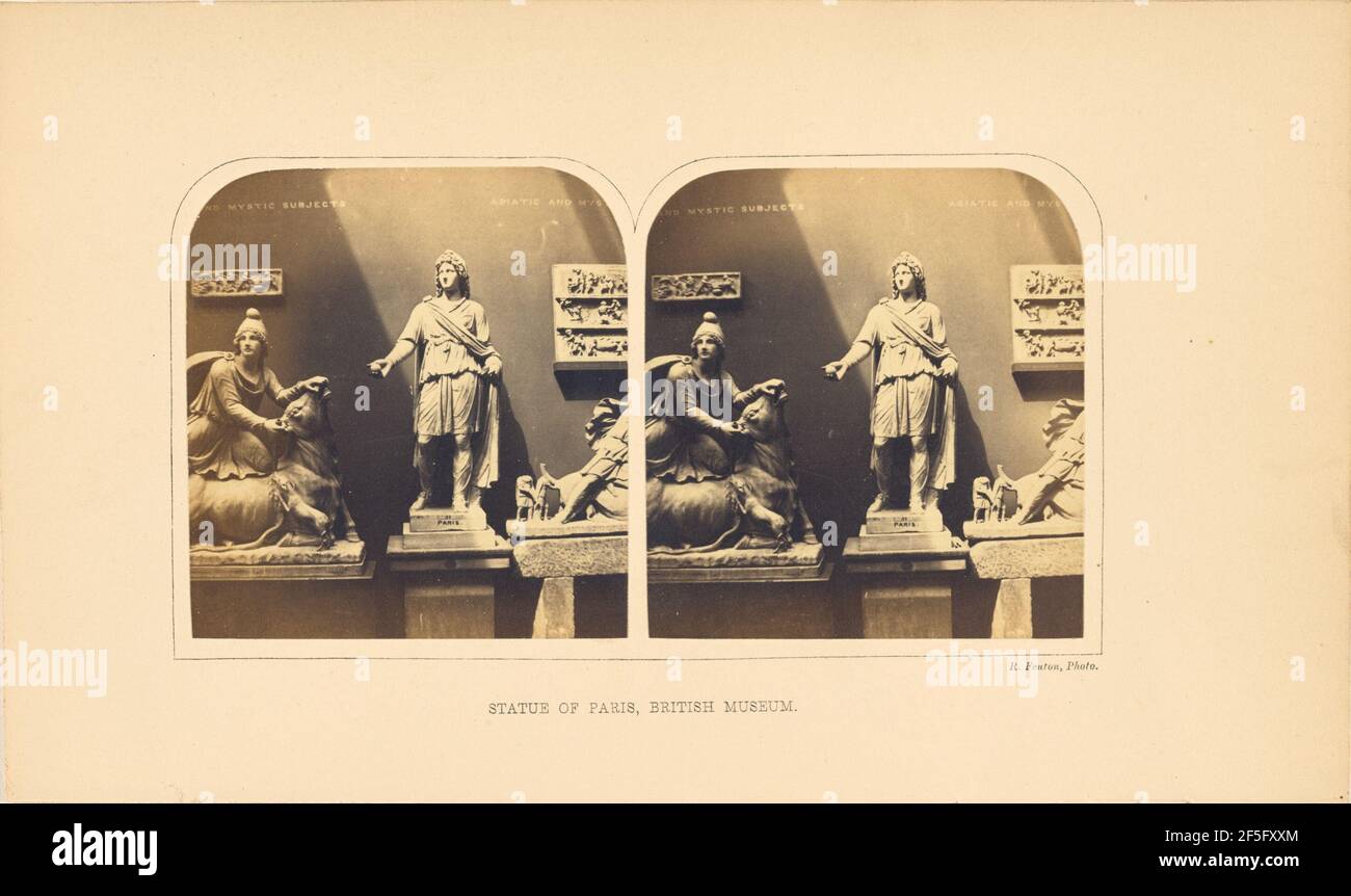 Statue of Paris, British Museum. Roger Fenton (English, 1819 - 1869 ...
