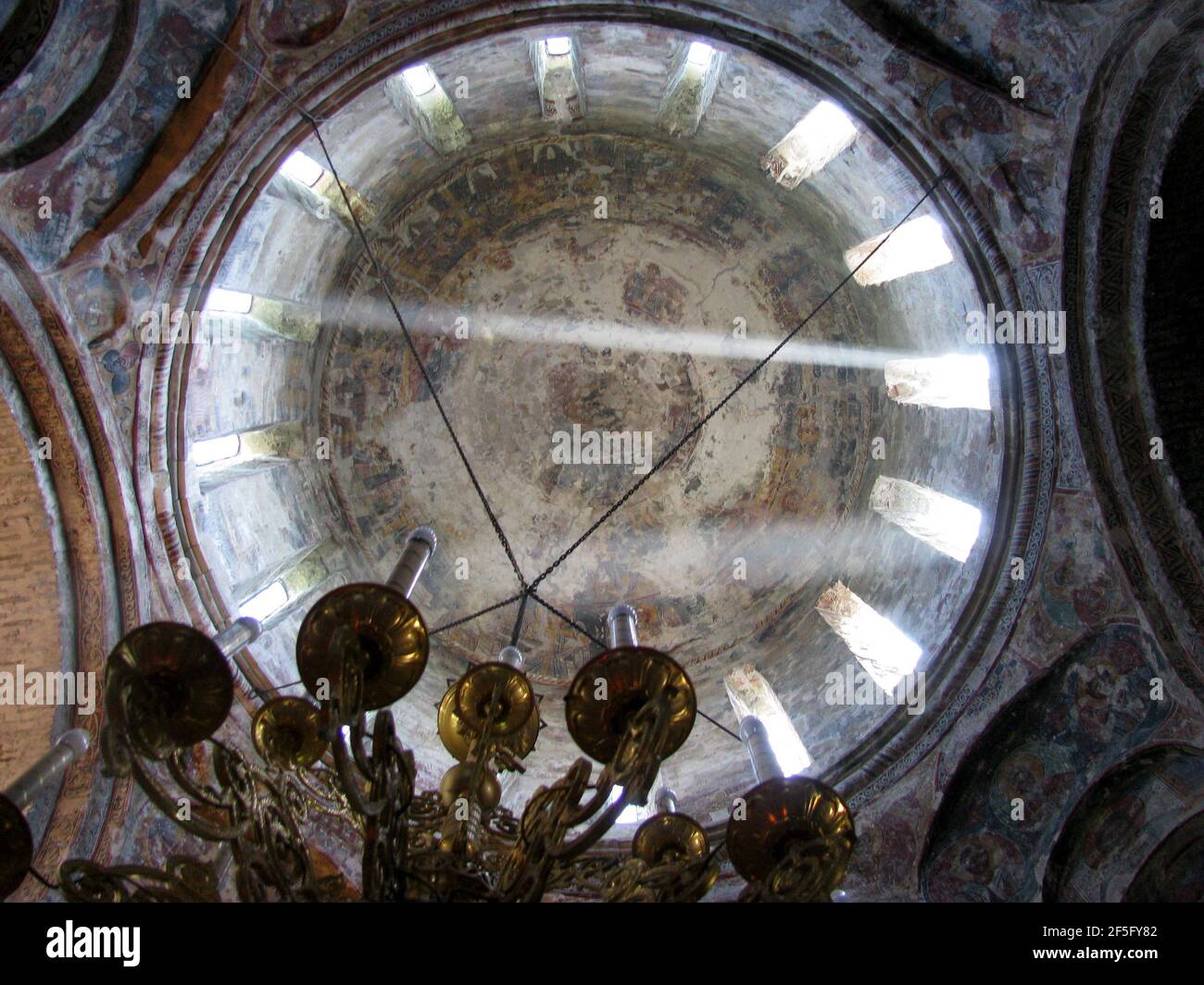 sunlight shines into the Martvili monastery Georgia Stock Photo - Alamy