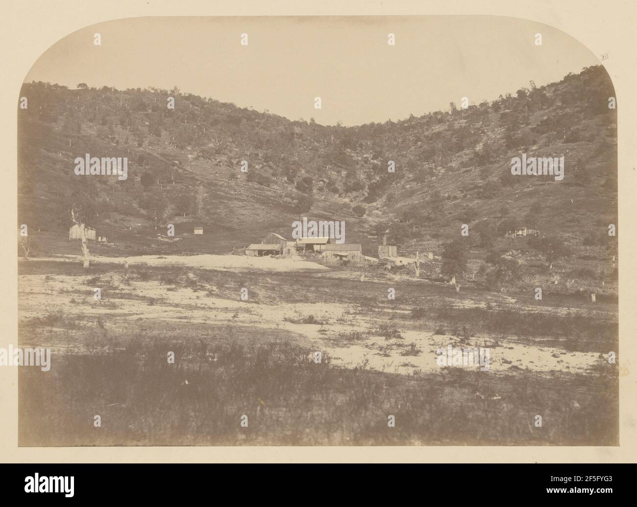 Bear Valley Mill. Carleton Watkins (American, 1829 - 1916 Stock Photo ...