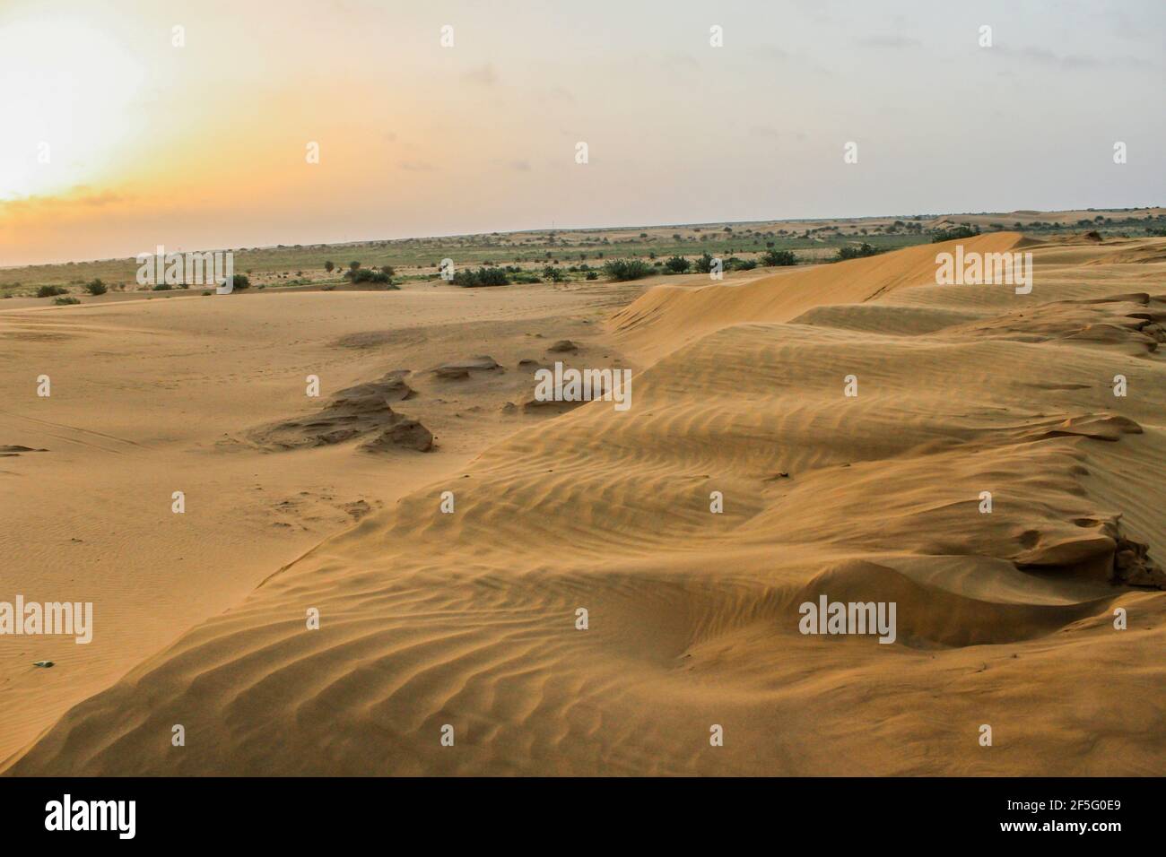 Various views of the Sam's sand dunes Stock Photo - Alamy