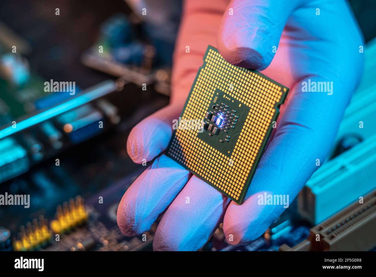 Cpu and hand holding hi-res stock photography and images - Alamy
