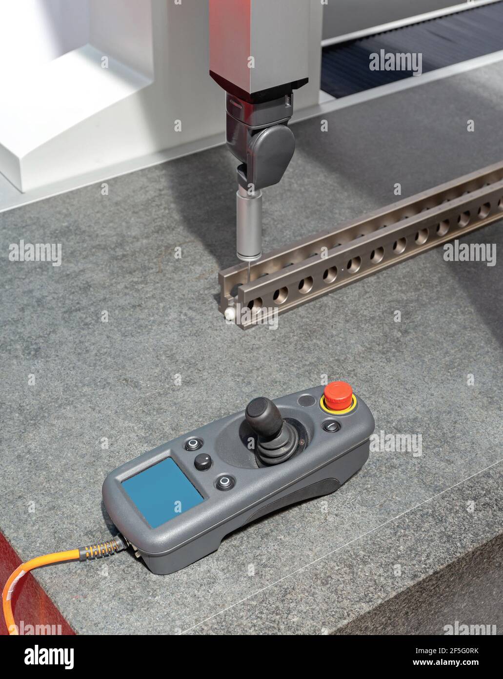 Wired Remote Control Joystick for Machine Production Stock Photo - Alamy