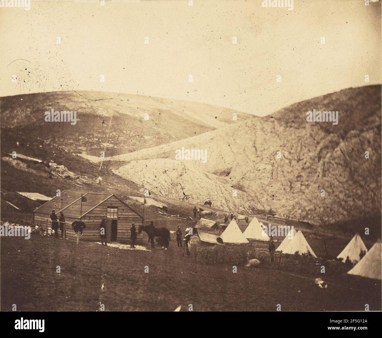Camp of the 4th Dragoon Guards, near Karyne. Roger Fenton (English ...