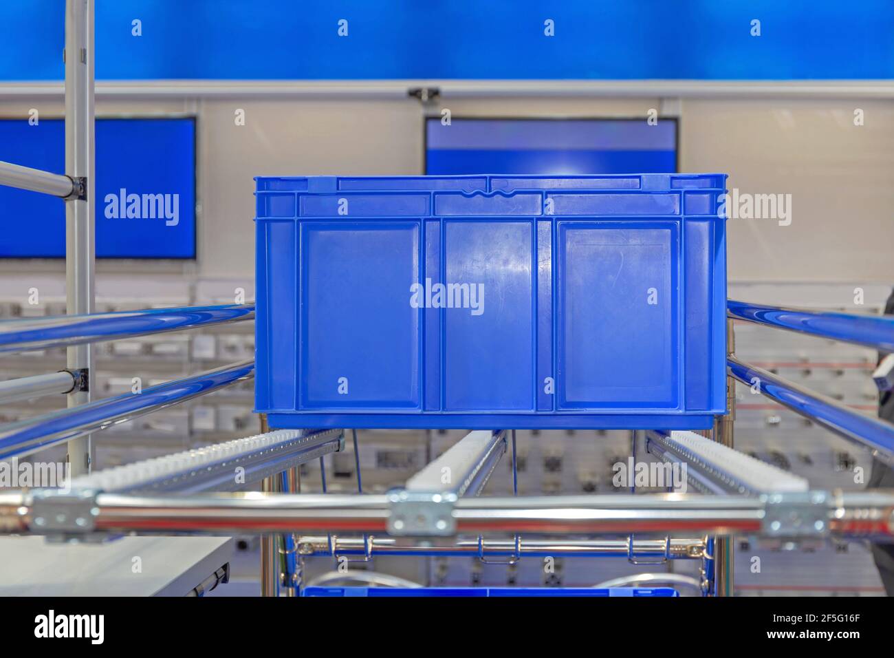 Plastic Box for Delivery Shipping Storage Warehouse Stock Photo - Alamy