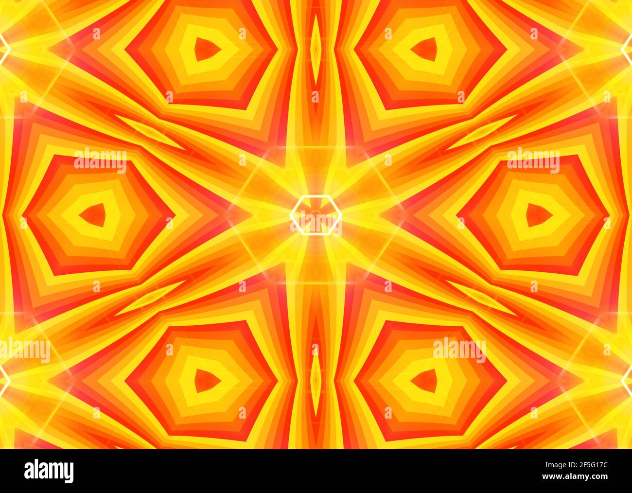 kaleidoscope sun rays backgrounds Stock Photo - Alamy