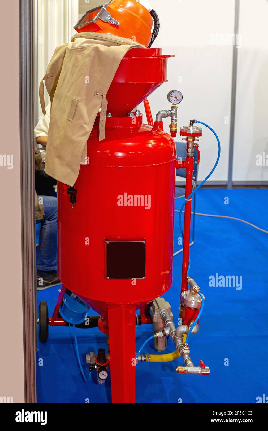 Industrial sandblaster hi-res stock photography and images - Alamy