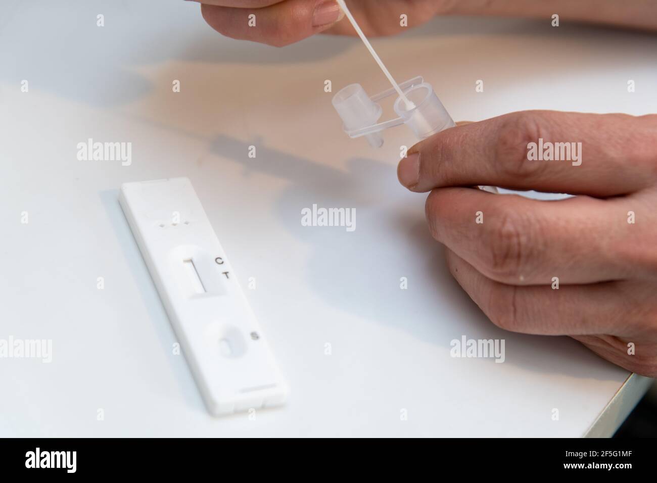 COVID-19 rapid test kit is a qualitative lateral flow ...