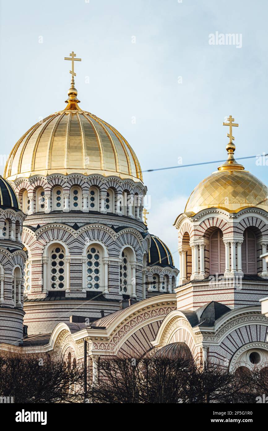 Famous Nativity of Christ Cathedral in Riga, Latvia Stock Photo - Alamy