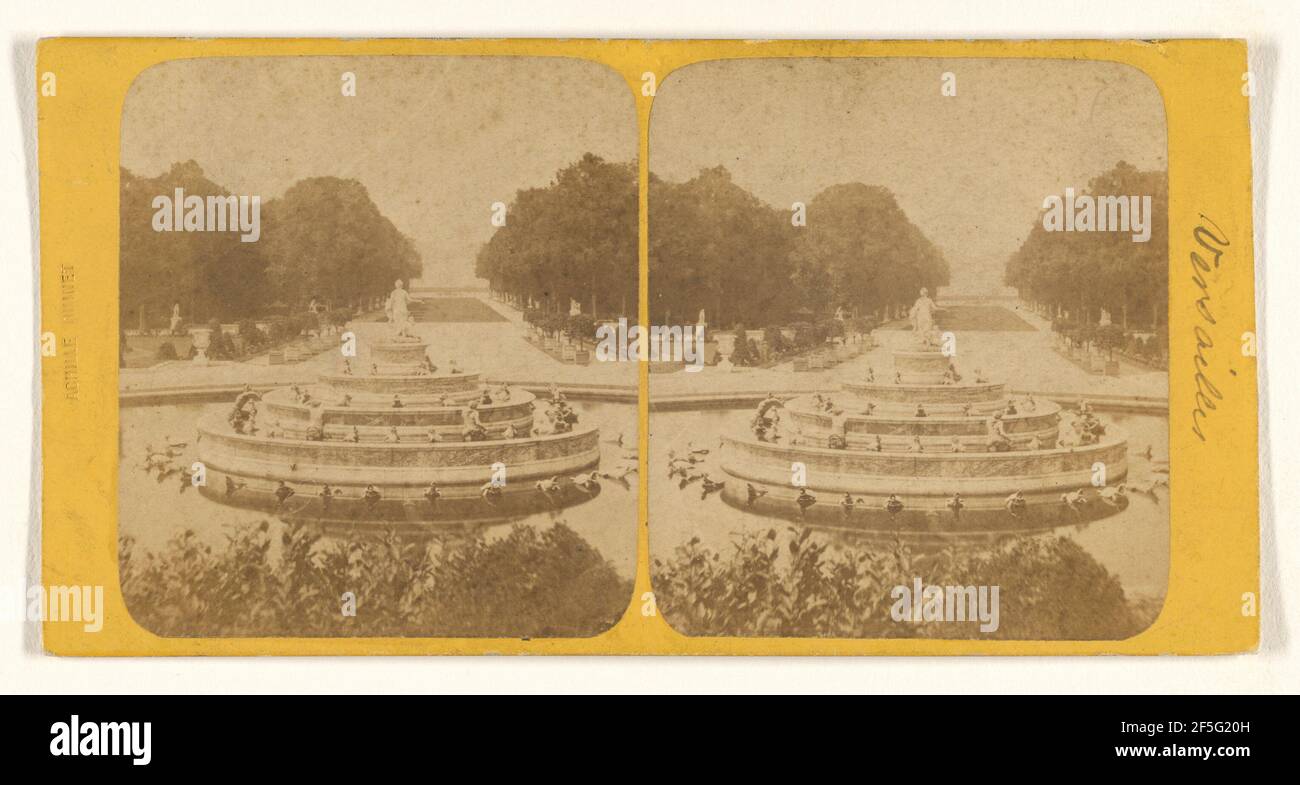 Bassin de la Tonne, Versailles. Achille Quinet (French, 1831 - 1900 ...