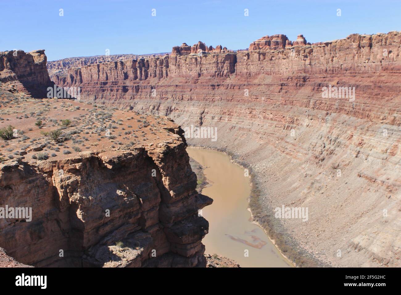 Canyon river gorge view in the southwest Stock Photo - Alamy