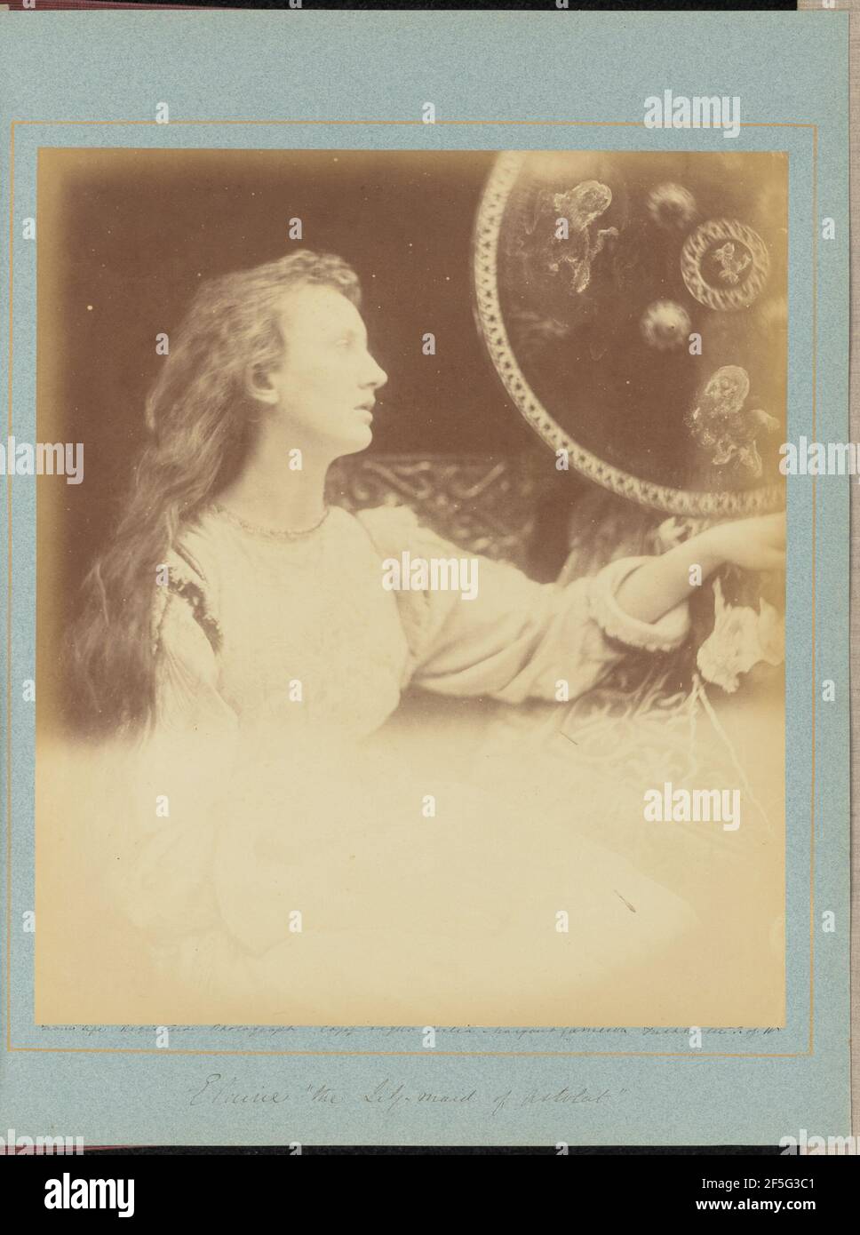 Elaine The Lily Maid Of Astolat Julia Margaret Cameron British