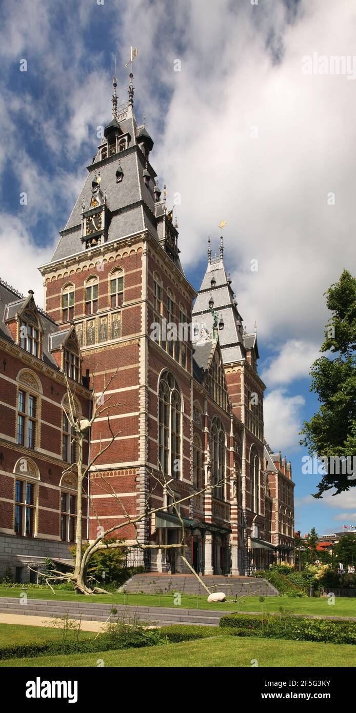 Rijksmuseum - Dutch national museum in Amsterdam. Netherlands Stock ...