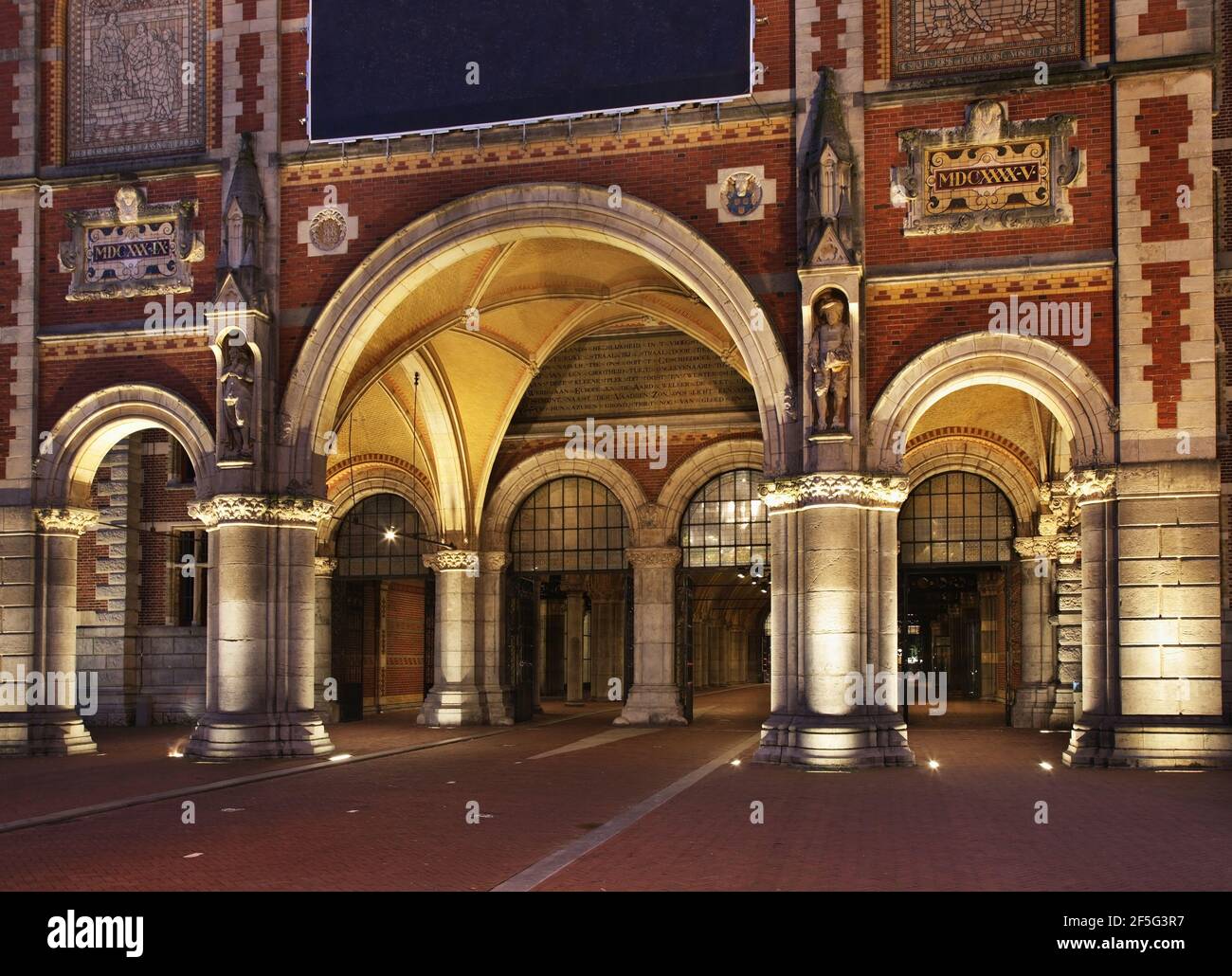 Rijksmuseum - Dutch national museum in Amsterdam. Netherlands Stock ...