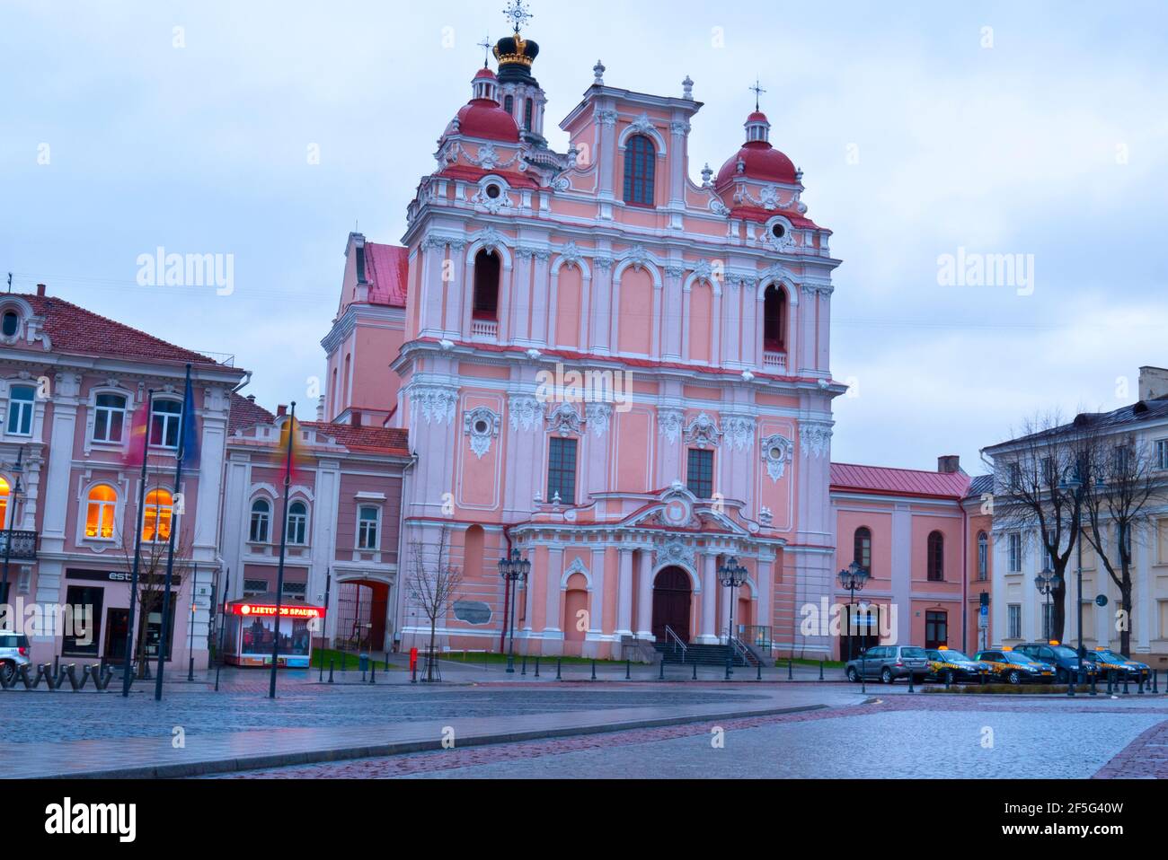 Church of St. Casimir, early morning Vilnius, Lithuania Stock Photo - Alamy