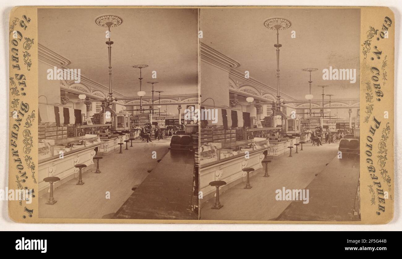 Interior of a general store, Binghamton, New York. George N. Cobb ...
