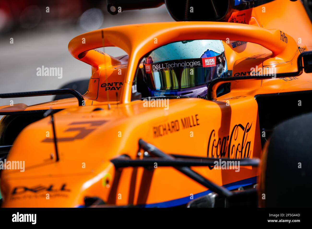 RICCIARDO Daniel (aus), McLaren MCL35M, action during Formula 1 Gulf ...