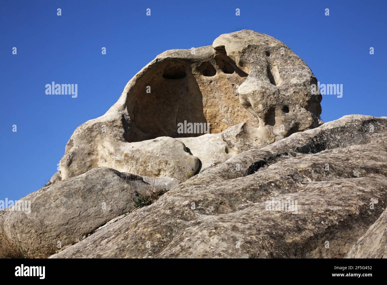 Uplistsikhe cave complex (Lord's fortress) near Gori. Shida Kartli ...