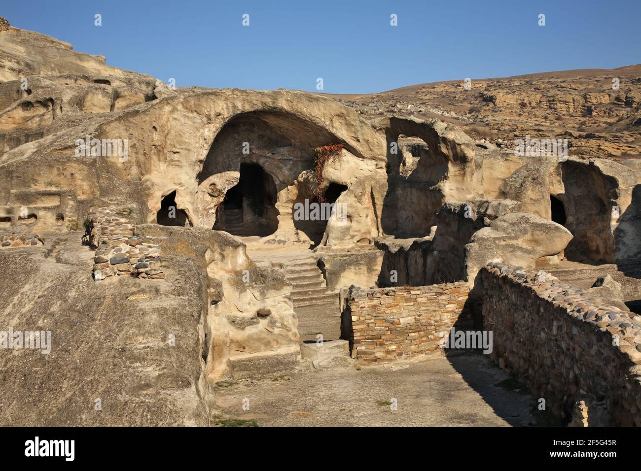 Uplistsikhe cave complex (Lord's fortress) near Gori. Shida Kartli ...