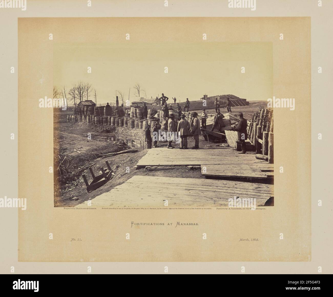 Fortifications at Manassas Stock Photo - Alamy