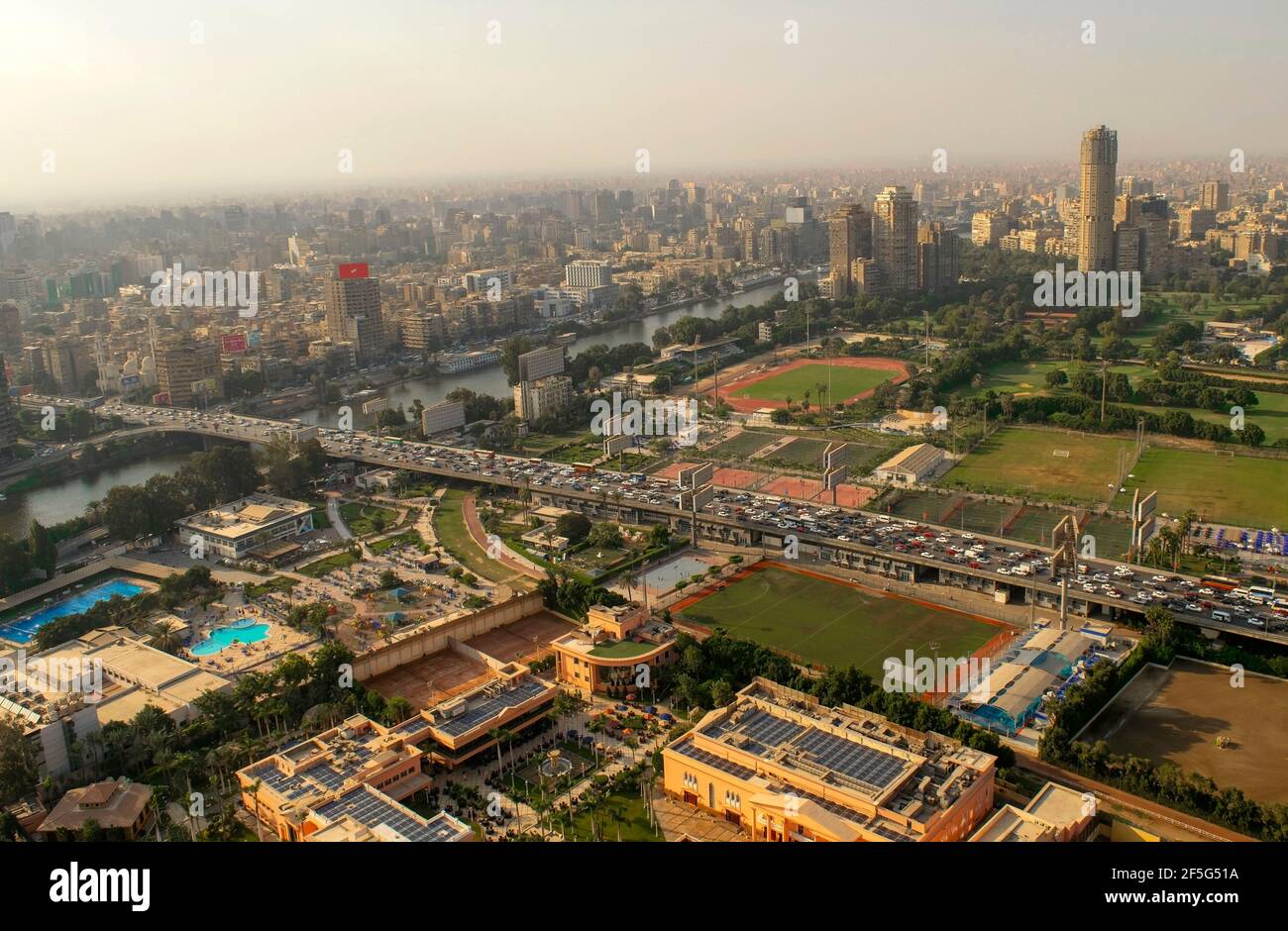 Cairo-Egypt - October 04, 2020: Beautiful city overview from Cairo ...