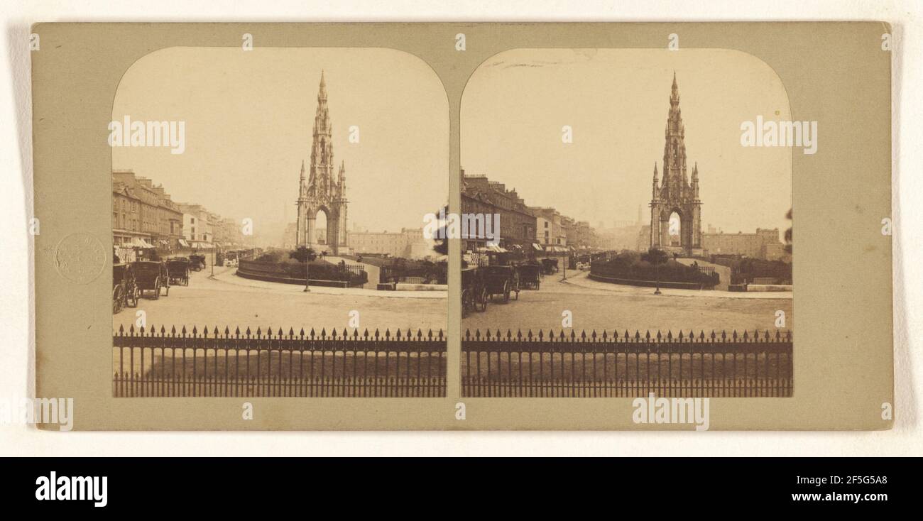 Scott Monument & Princes Street. James Macgill (Scottish, active ...